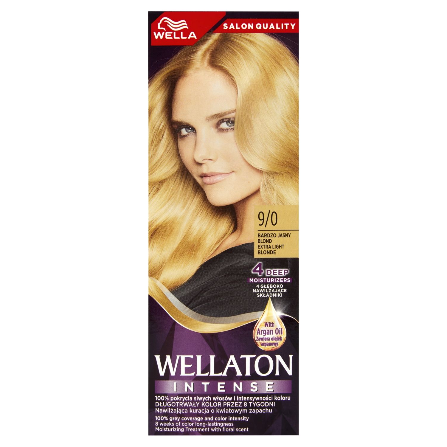 Wella Wellaton farba do włosów, 9/0 bardzo jasny blond - oryginalne ...