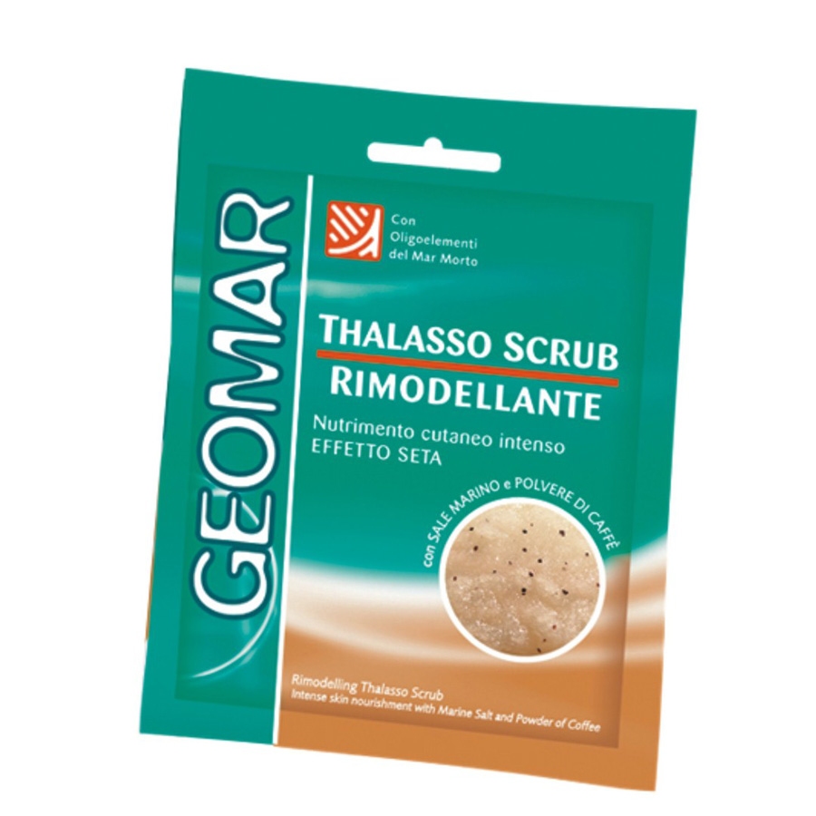 Geomar Thalasso Scrub, kawowy remodelujący peeling do ciała, saszetka ...