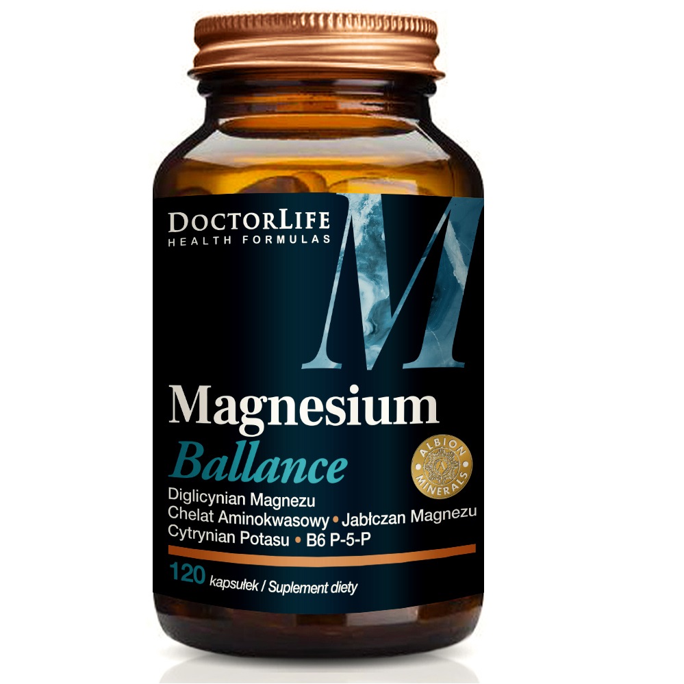 Doctor Life Magnesium Ballance cytrynian i jabłczan magnezu magnez ...