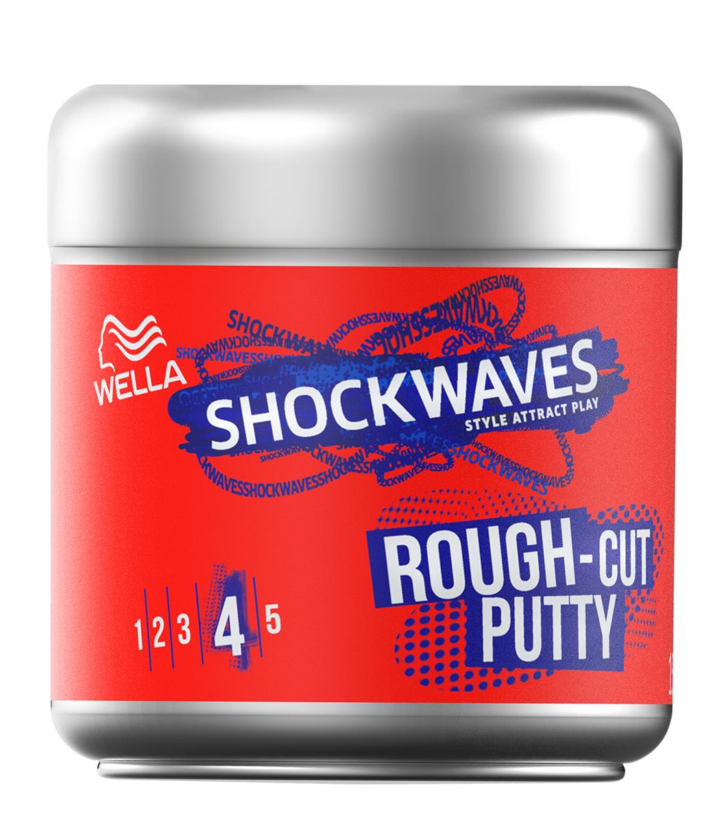 Wella Shockwaves Rough-Cut Putty, pasta do stylizacji włosów , 150ml ...
