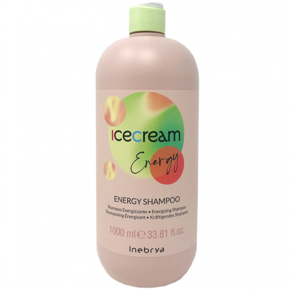 Inebrya Ice Cream Energy, szampon przeciw wypadaniu włosów, 1000ml - e ...