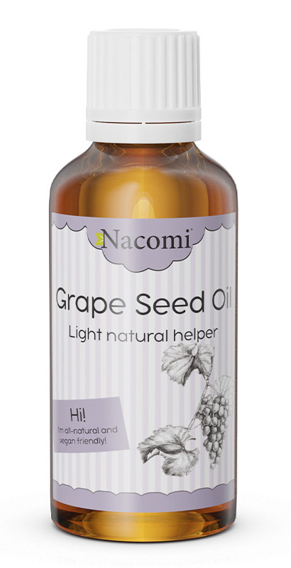 Nacomi, olej kosmetyczny z pestek winogron, 50ml - Bodyland.pl